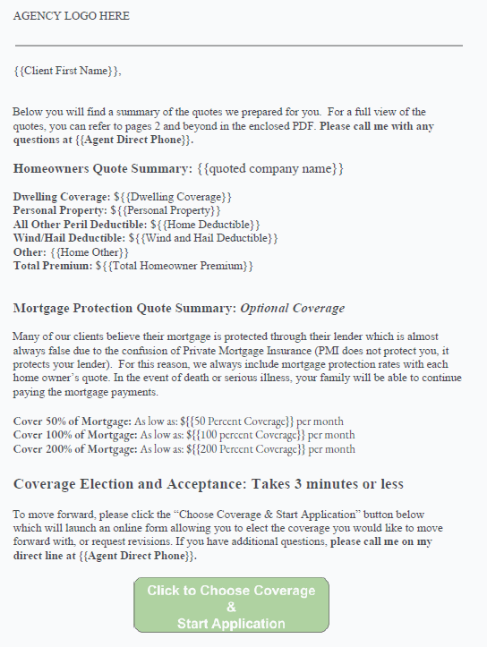Mortgage Protection Letter Template ~ Resume Letter