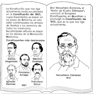 Fichas para trabajar la promulgación de la Constitución de 1917