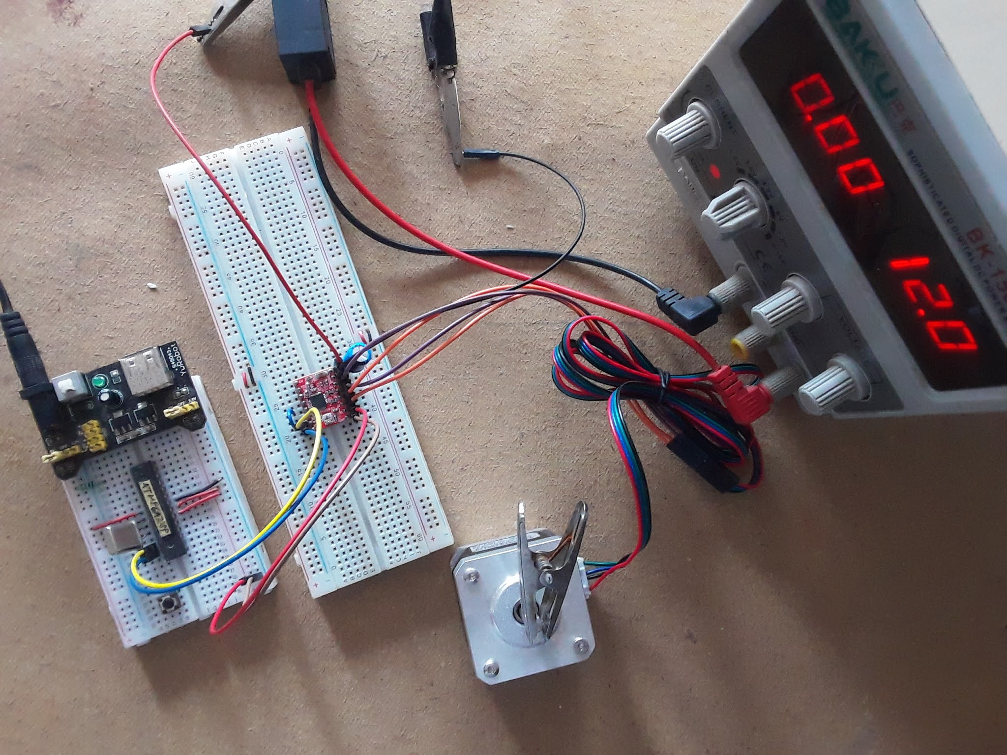 Stepper Motor Control Using Atmega328p Electronics Engineering Diary