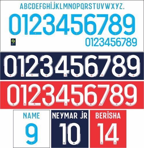 Ligue 1 France 2020-21 font