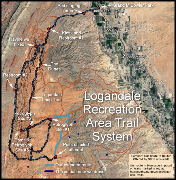 Ken's Photo Gallery: Logandale Trails Recreation Area - Summary Page