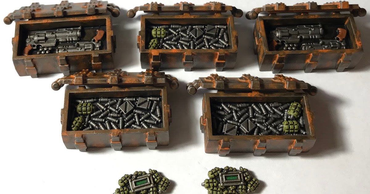 Classic Chaos Daemons: Necromunda: Underhive boxed set terrain finished!