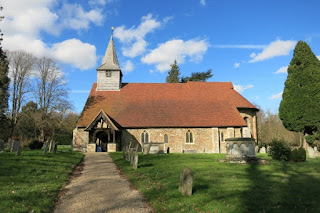 壁画のあるイギリスの教会