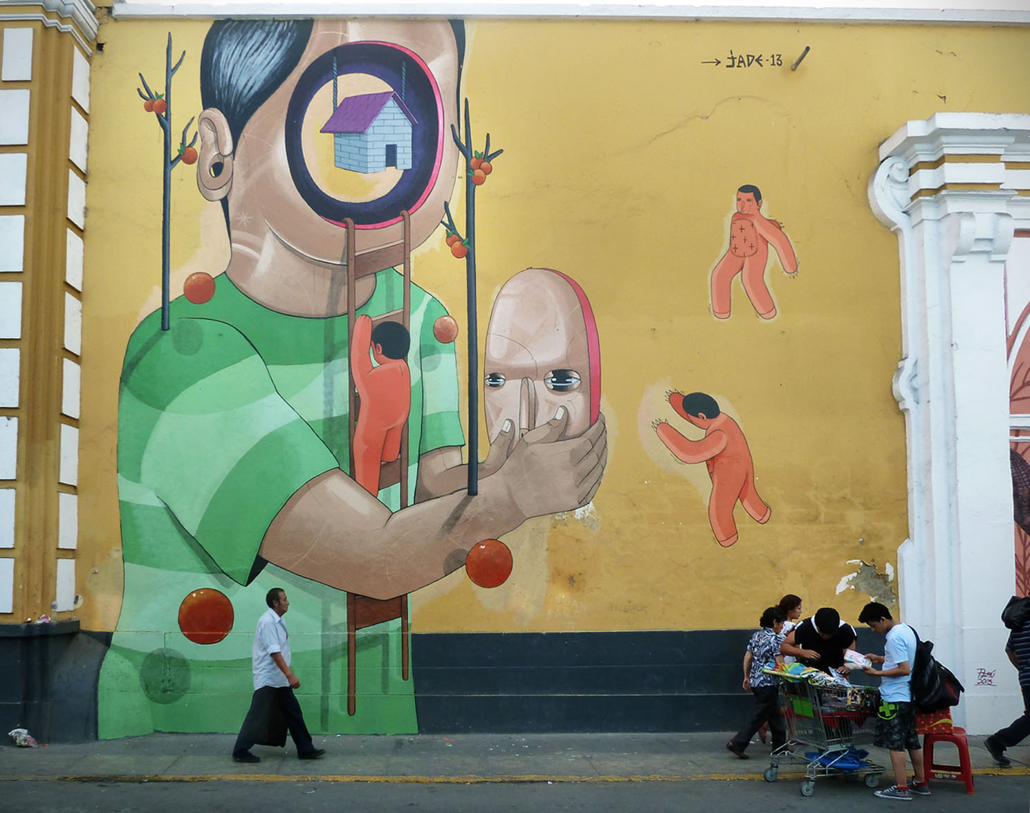 Jade New Mural In Lima, Peru – StreetArtNews