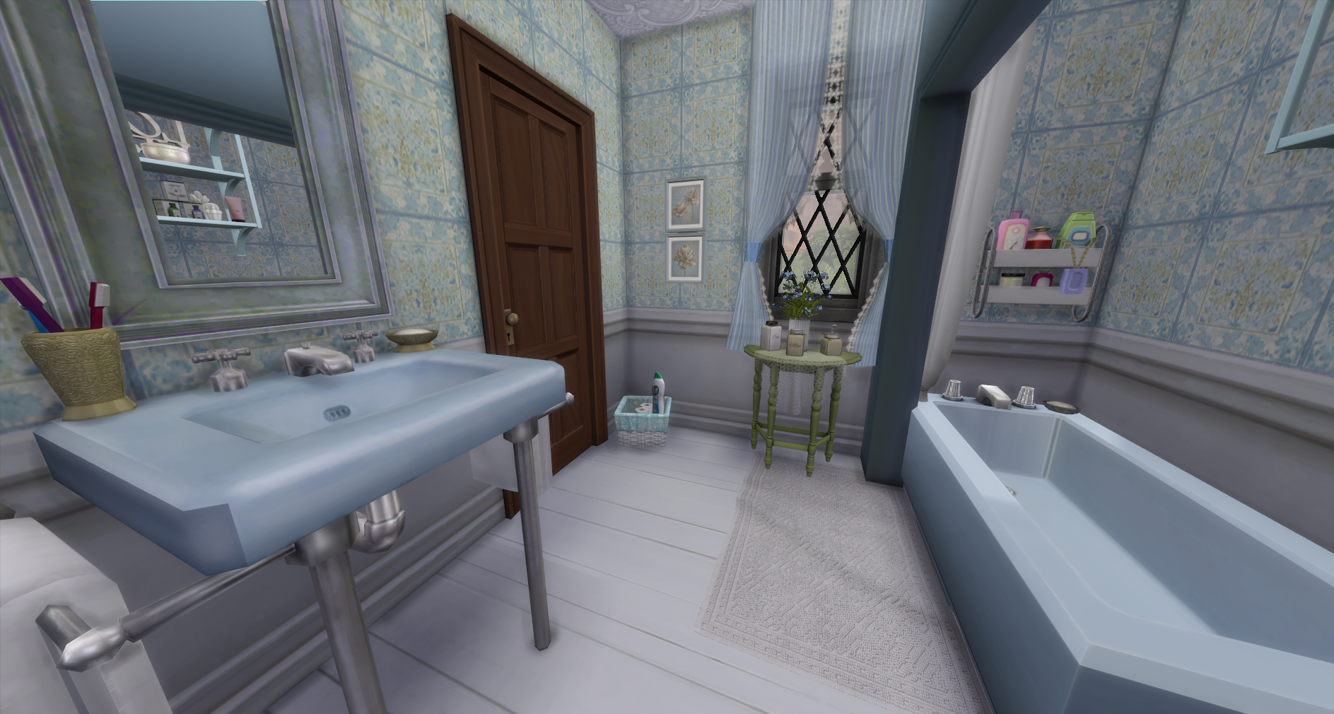 The Sims Powder Room: The Cronhardt