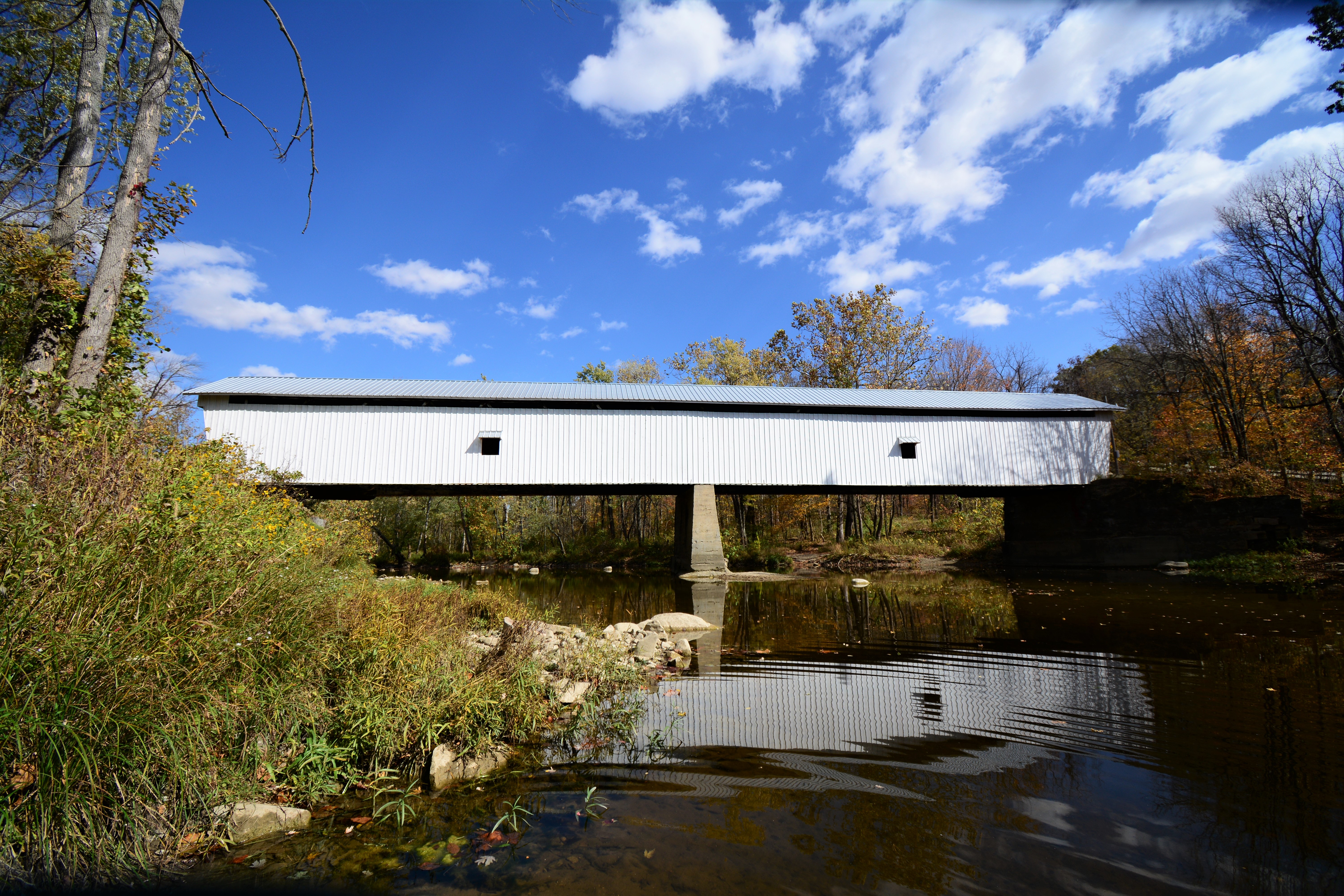 COVERED BRIDGES IN OHIO +: DARLINGTON COVERED BRIDGE - DARLINGTON, INDIANA