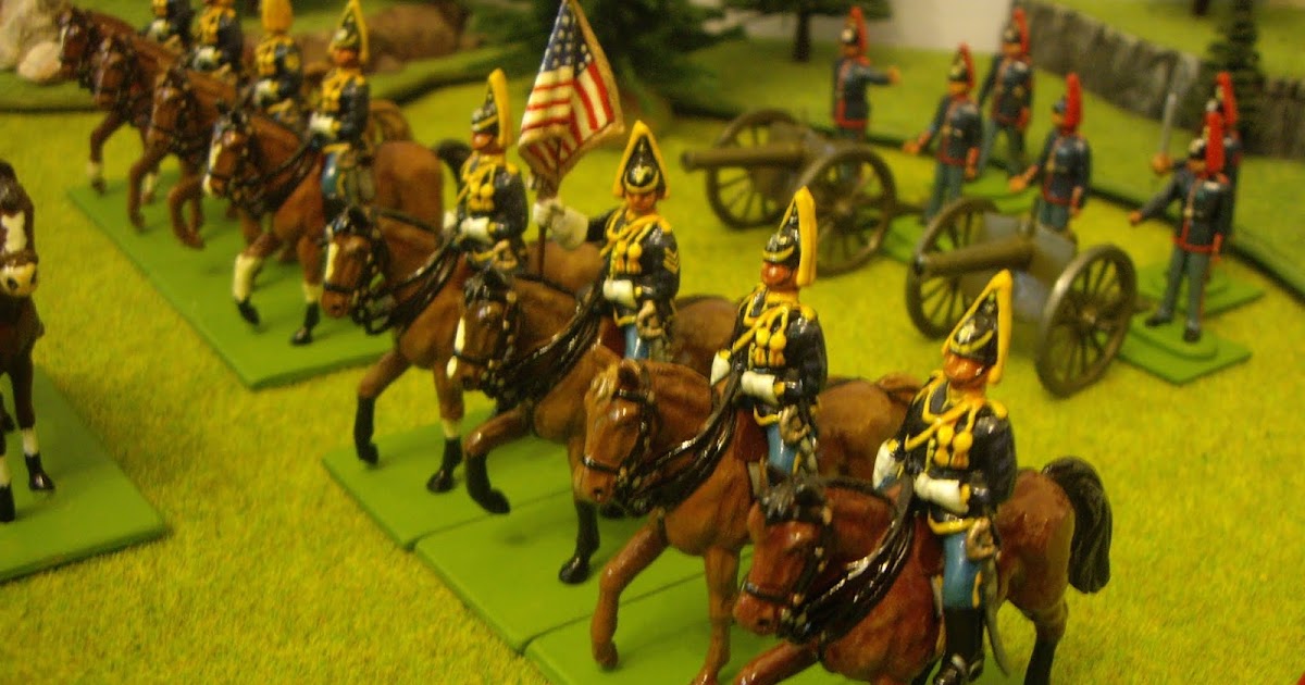 Wargaming with 54mm Toy Soldiers: UNITED STATES CAVALRY c.1880