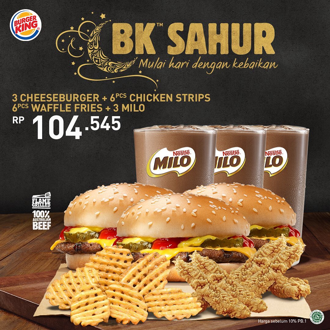 Promo Burger King Paket BK Sahur Spesial Ramadhan Mulai Rp 36.364 ...