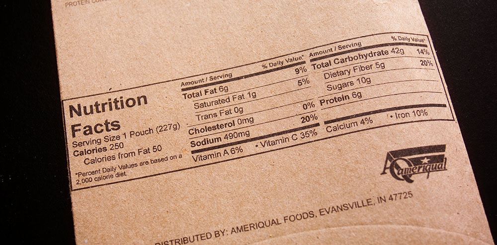 Women and Dreams: MRE Menu 12: Elbow Macaroni in Tomato Sauce