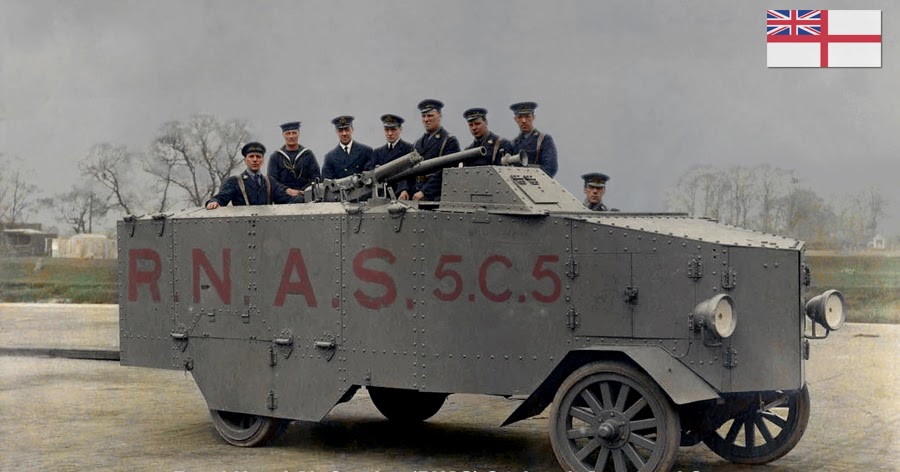 Armored Cars in the WWI: British RNAS Seabrook Armoured Car No. 5-C-5 ...