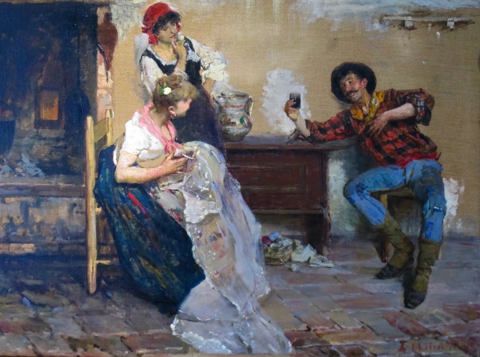 Alessandro Milesi | Genre painter | Tutt'Art@ | Pittura * Scultura ...