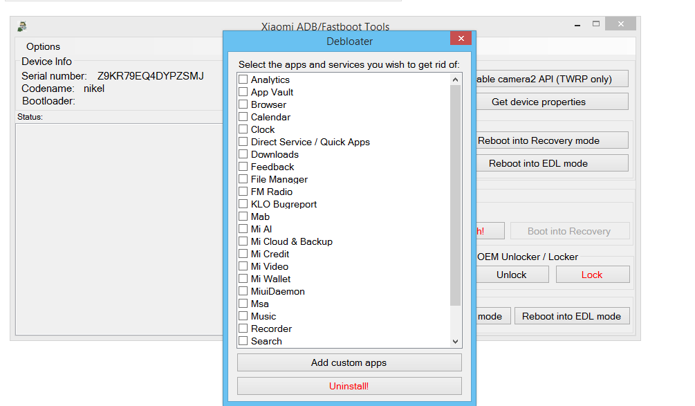 Xiaomi ADB FASBOOT Tool