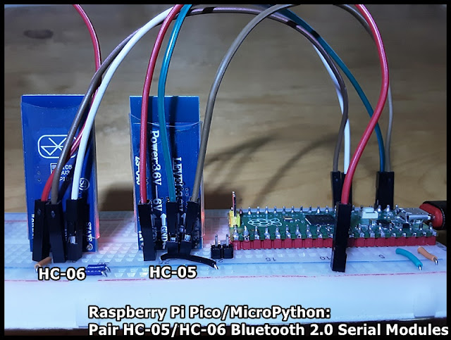 Hello Raspberry Pi: Raspberry Pi Pico/MicroPython: pair HC-05 and HC-06 ...
