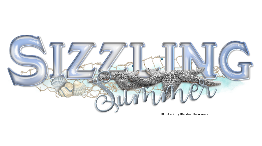 Wendez Watermark: Sizzling Summer Word Art