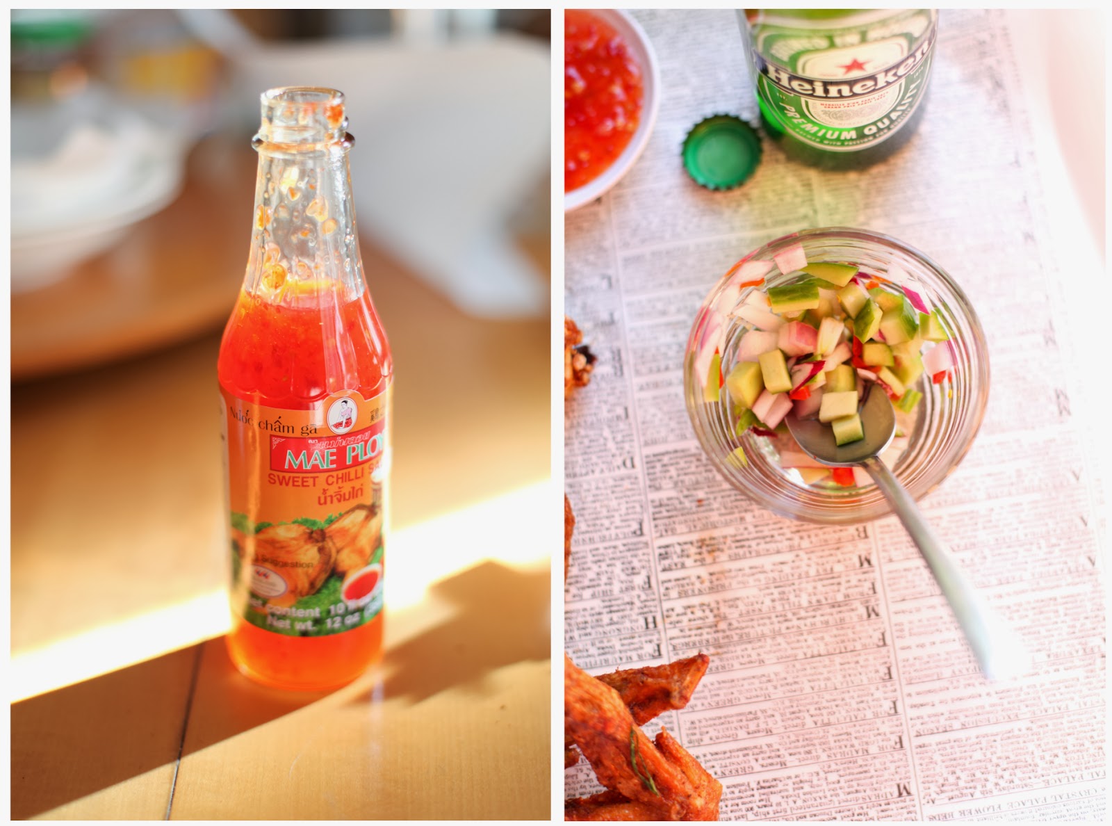 Chandara Creative: Deep-Fried Chicken Wings with Thai Pickled Cucumber ...