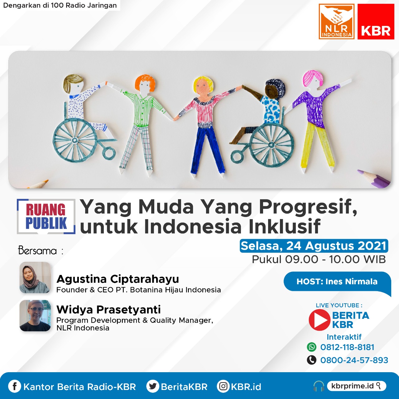 Wujudkan Indonesia Inklusif Bersama Orang Muda Disabilitas dan OYPMK - MARDANURDIN.COM