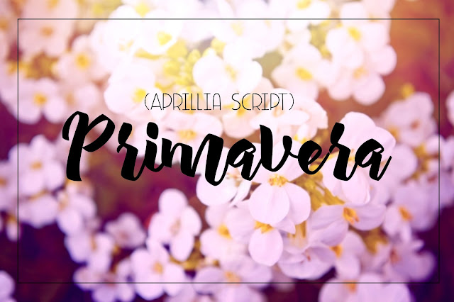 El atelier: 10 tipografías primaverales