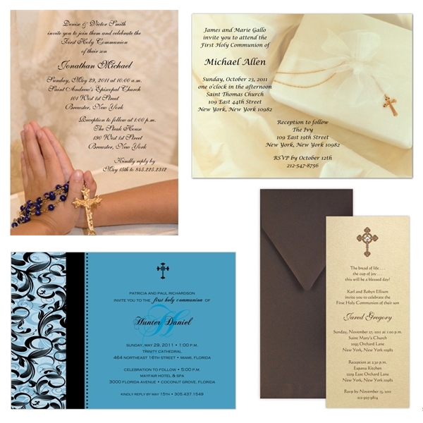 A Catholic Life: First Holy Communion Invitations