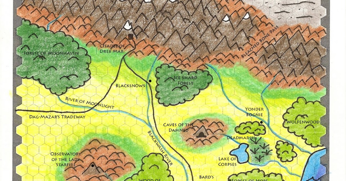 The Borderlands: Borderlands Gazetteer: Eastern Borderlands Map