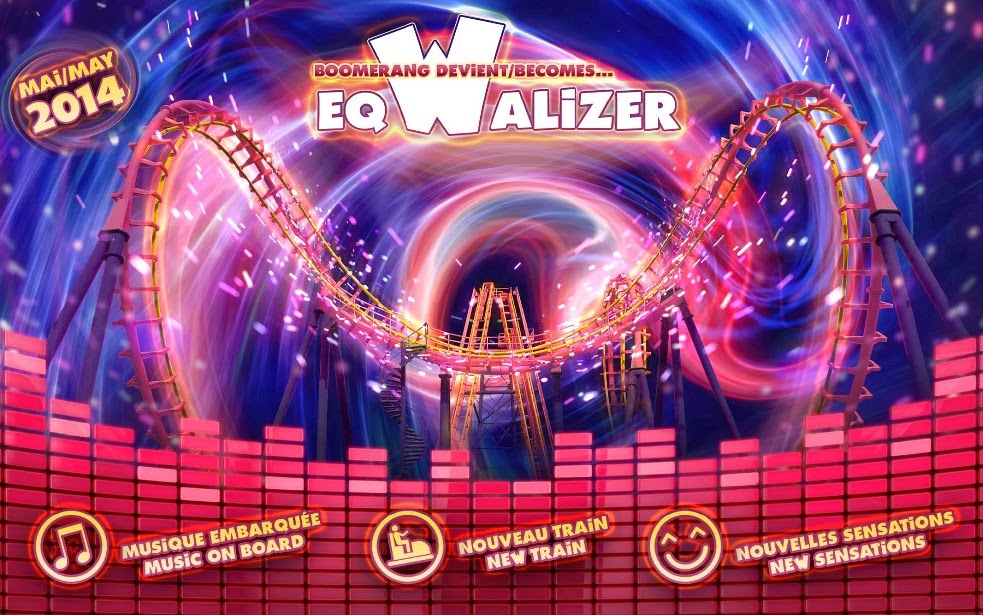 En 2014, Boomerang devient EqWalizer à Walibi Rhône-Alpes ! - PARKS Trip
