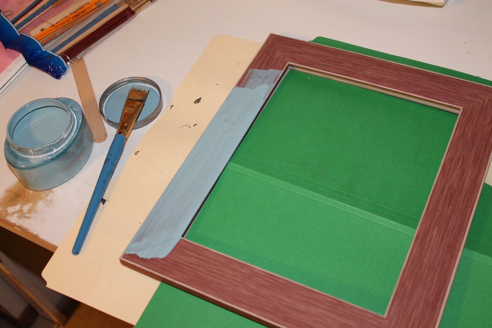 Homemade Home: Painting Frames