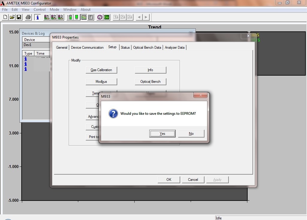AMETEK 933-How to do Auto Zero by using M933 Configurator software