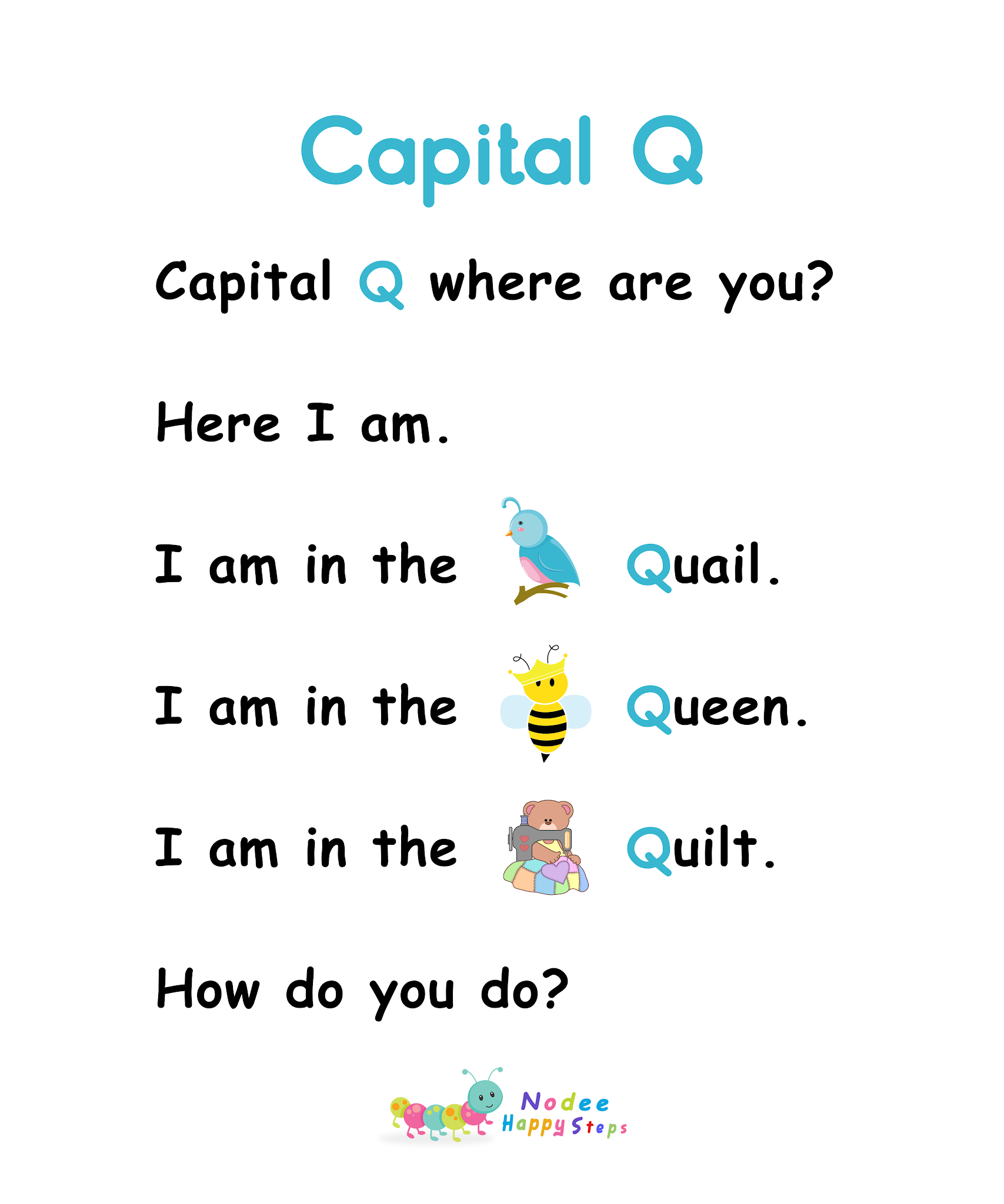 Letter Q 'Uppercase-Lowercase' - Alphabet Stories - Reading ...