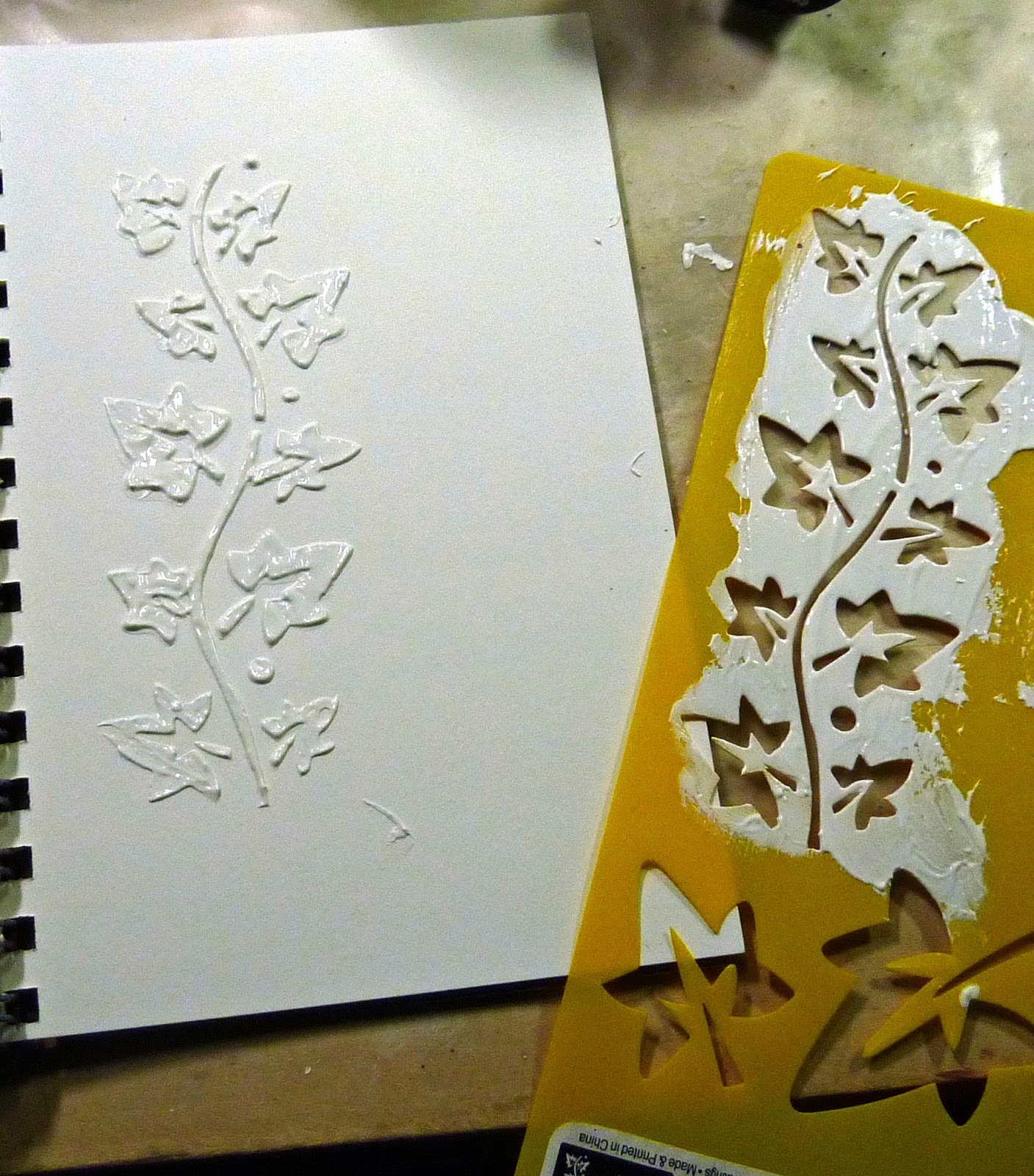 Linda Donnelly: DIY Modeling paste for mixed media collage quick , easy ...