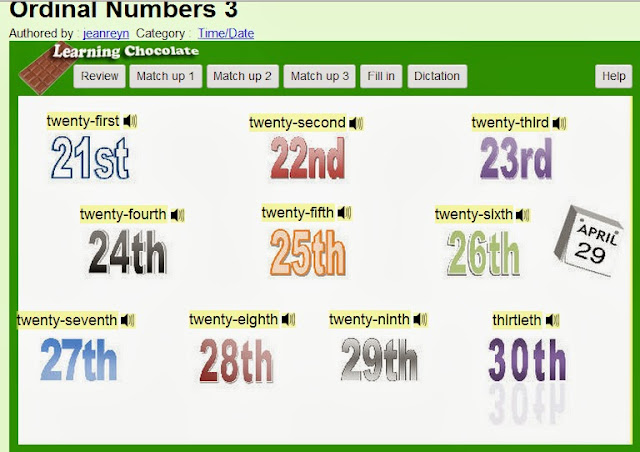 ENGLISH IS EVERYWHERE | ORDINAL NUMBERS