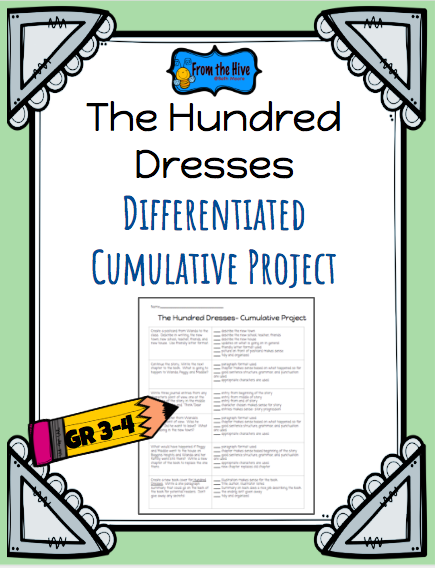 From The Hive: Another novel study- The Hundred Dresses