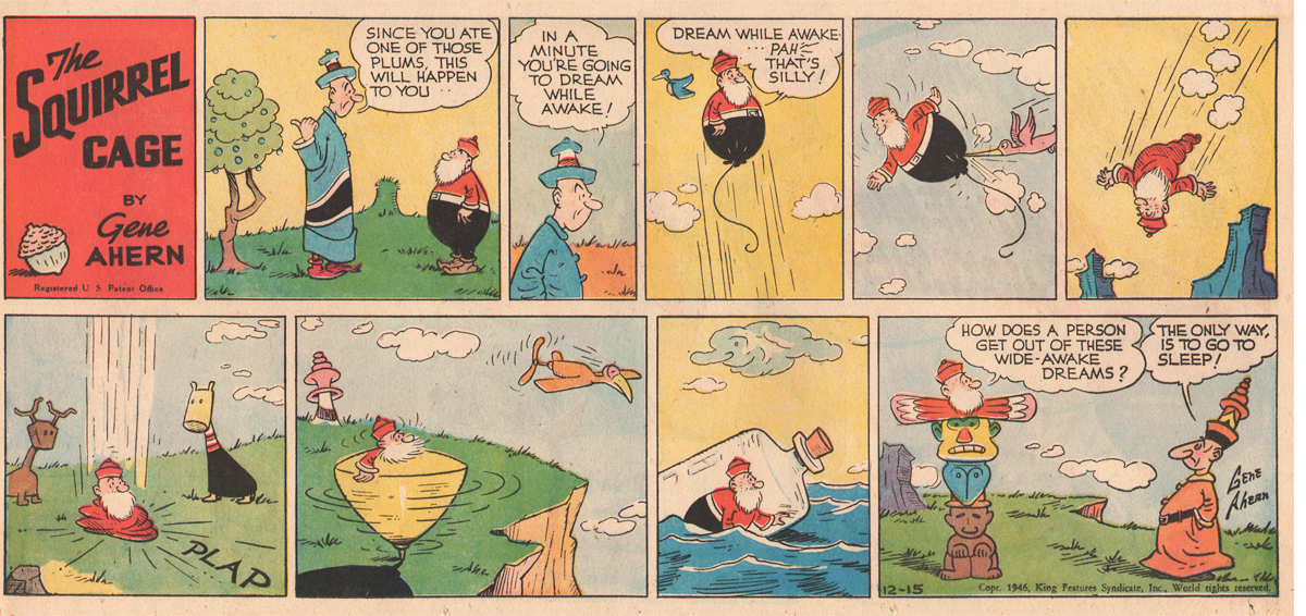 Screwball Comics: Dreaming While Awake in The Squirrel Cage (1946)