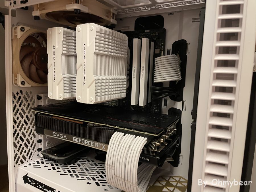 Ohmybear: 利民 PA120 White ARGB 雙塔式CPU散熱器