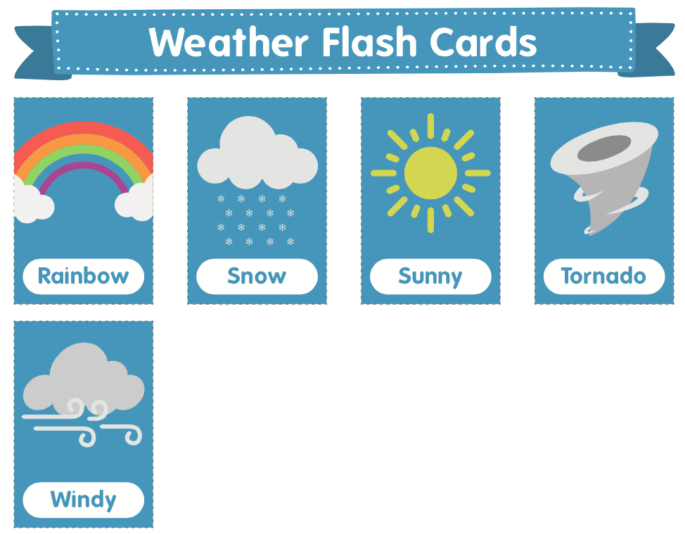 English Resources for Children: Types of Weather