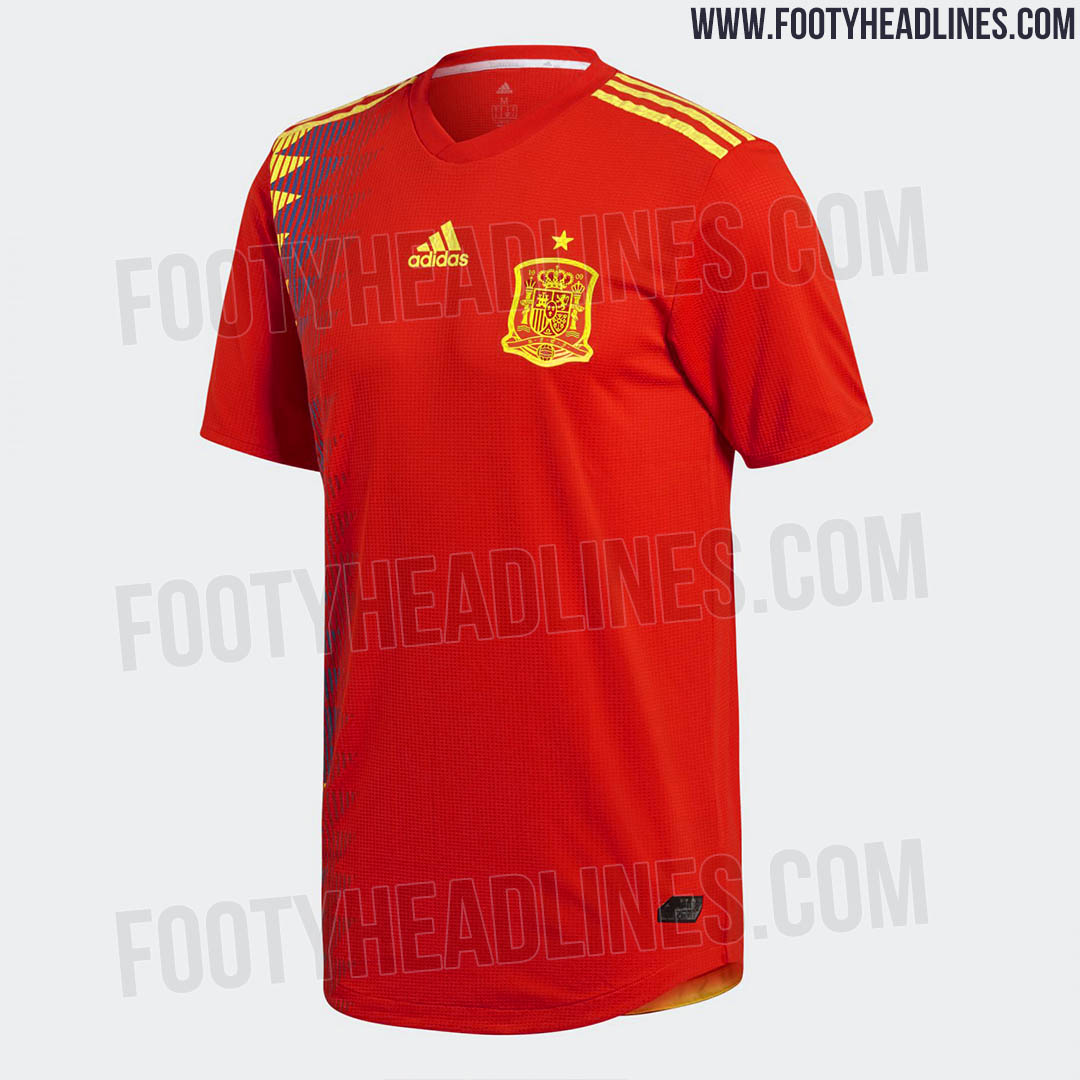 Spain 2018 World Cup Home Kit Released - Footy Headlines