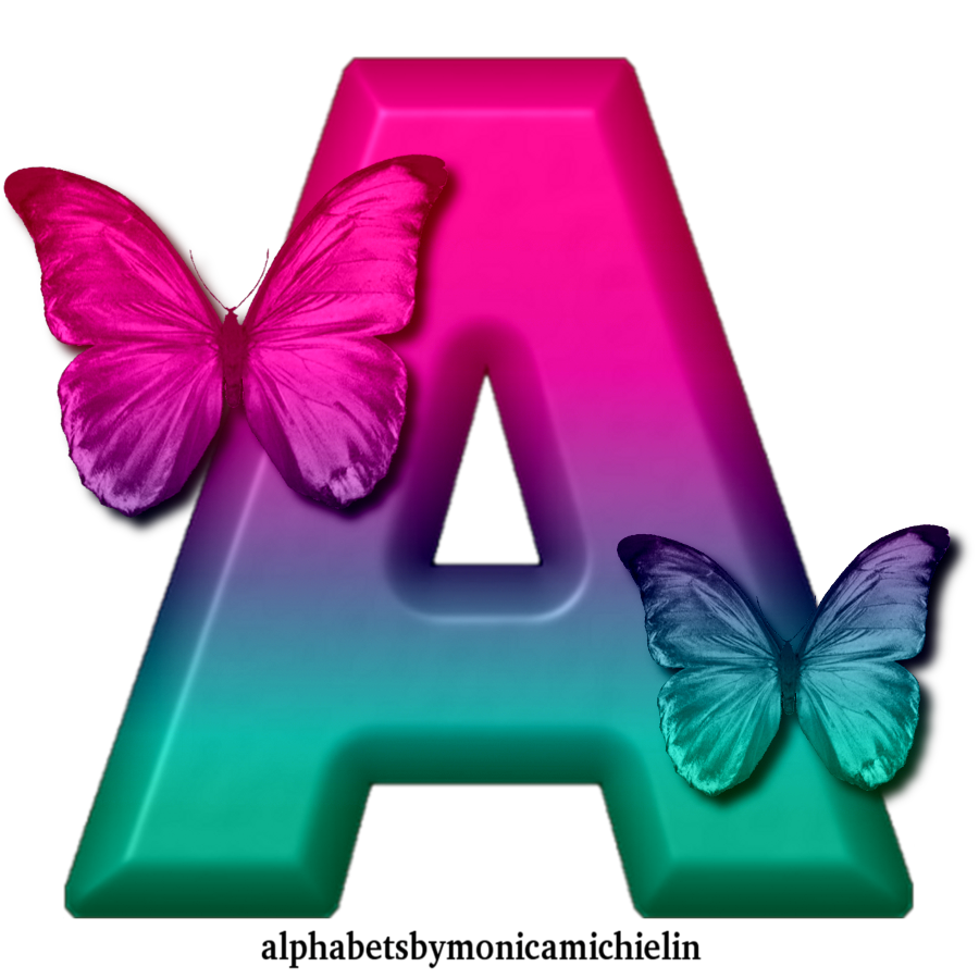 Letter A Pink