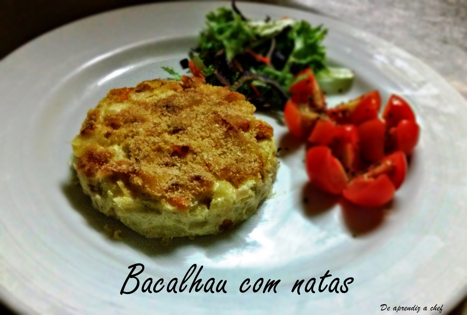 De aprendiz a chef: Bacalhau com natas