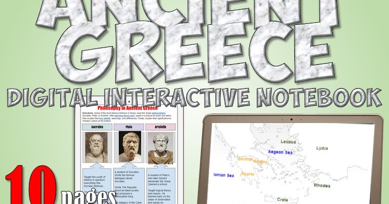 Students of History: Ancient Greece Digital Interactive Notebook