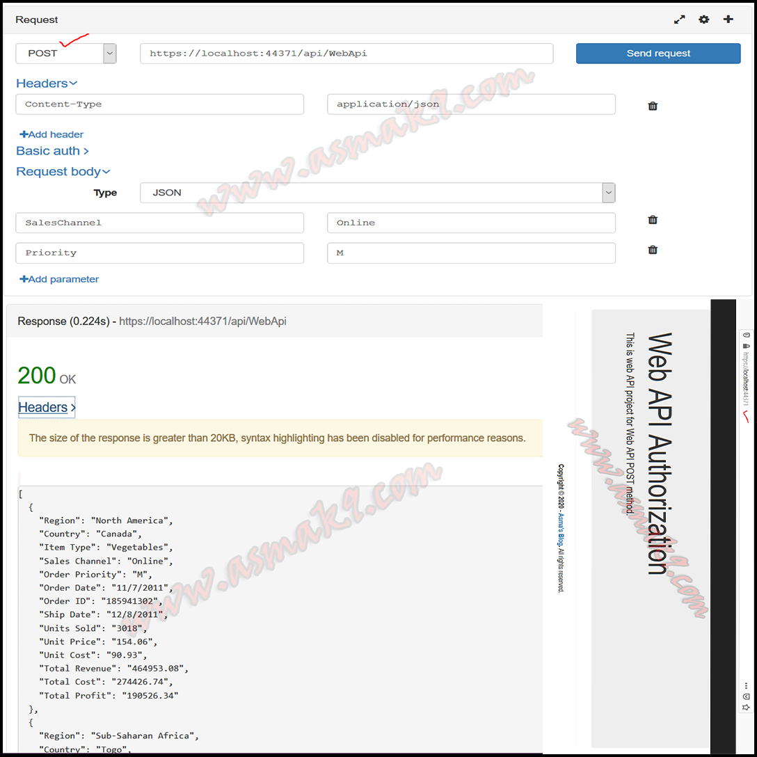 Aspnet Mvc Rest Web Api Post Method Asmas Blog