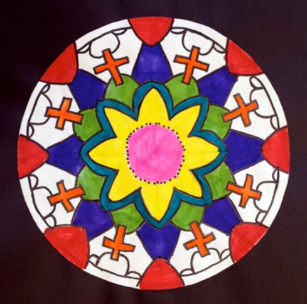 St. Mary's Art Room: 6th Grade Radial Mandalas