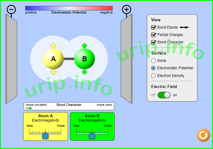Simulasi Interaktif tentang Kepolaran Molekul - Urip dot Info