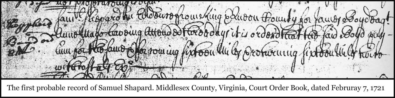 Shapard History: History of the Early Shapard Family of Virginia ...