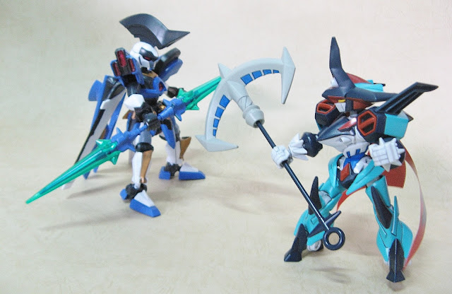 "Dan-Ball Senki "紙箱戰機W LBX 1 : 1 TRITON 特靈頓