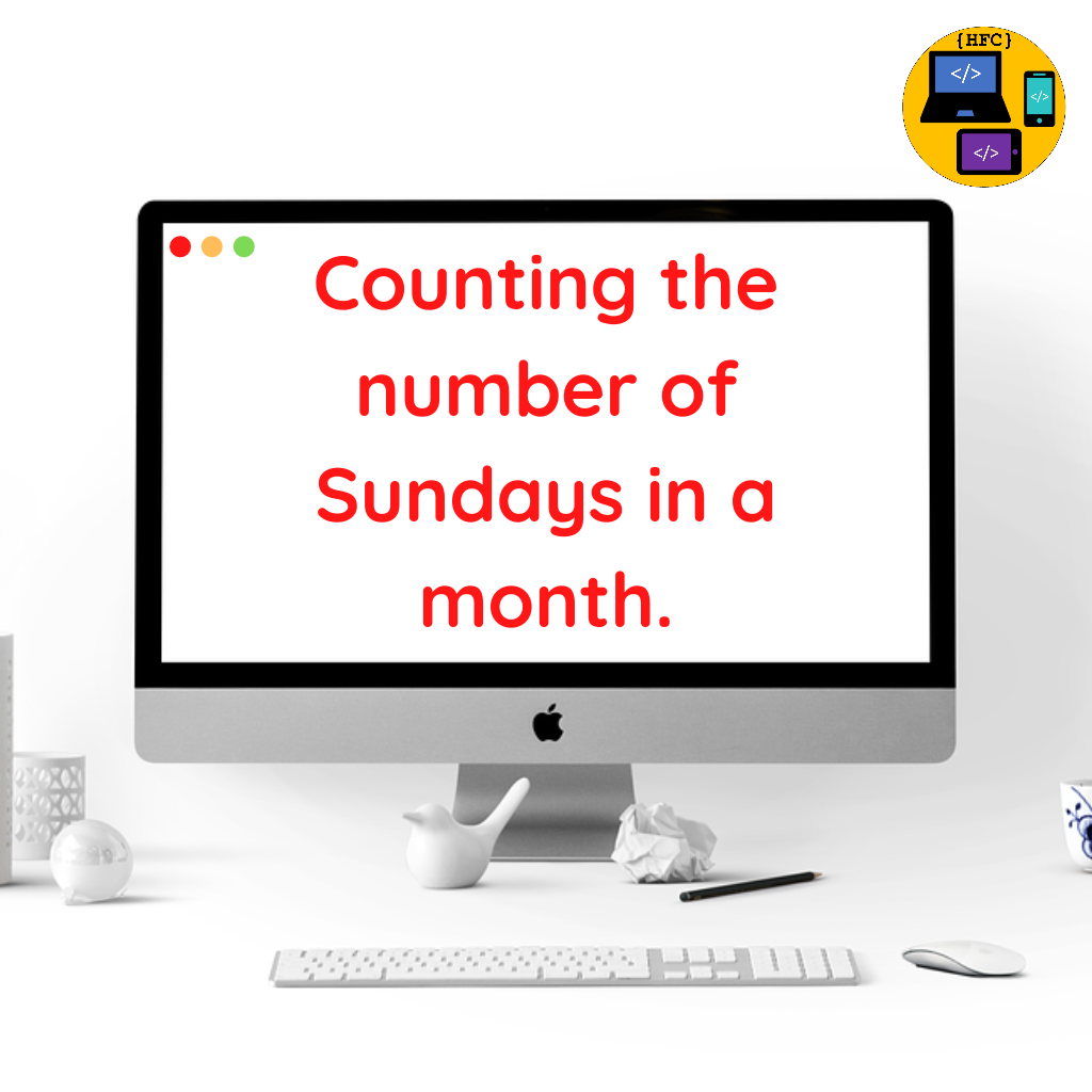 Counting Sundays For Loop C Programming counting-sundays-for-loop-c-programming
