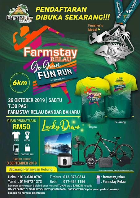 RUNNERIFIC: Farmstay Relau Go Green Fun Run
