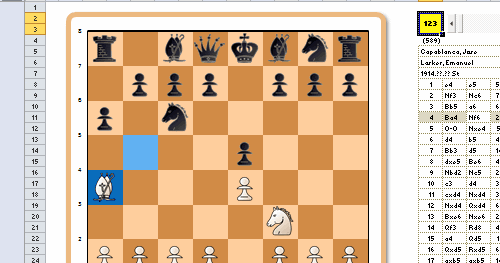 Excel Chess Board PGN Viewer - Visor PGN Tablero de Ajedrez Excel | # ...
