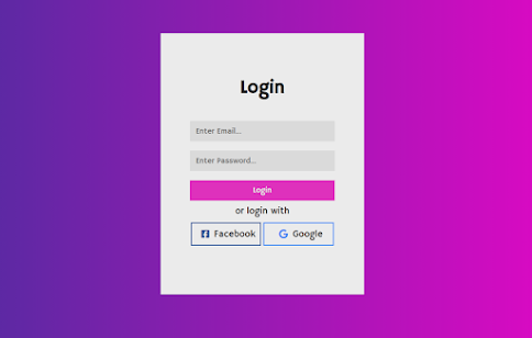 Login page using html and css || html5 & css3