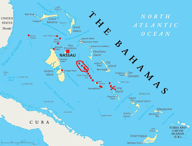 BAHAMAS - EXUMA'S FROM SHROUD CAY TO STANIEL CAY