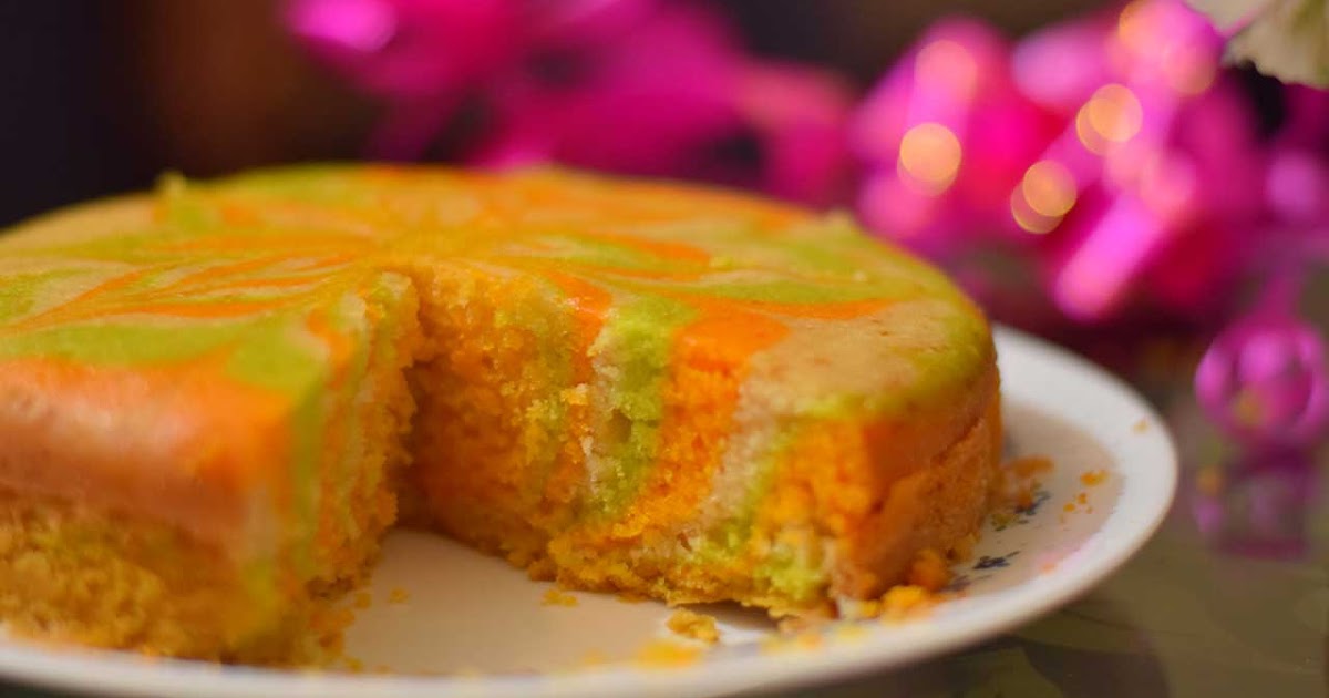 तिरंगा केक - पाककृती