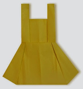 Skirt 2 (Large Size) - Easy Origami instructions For Kids