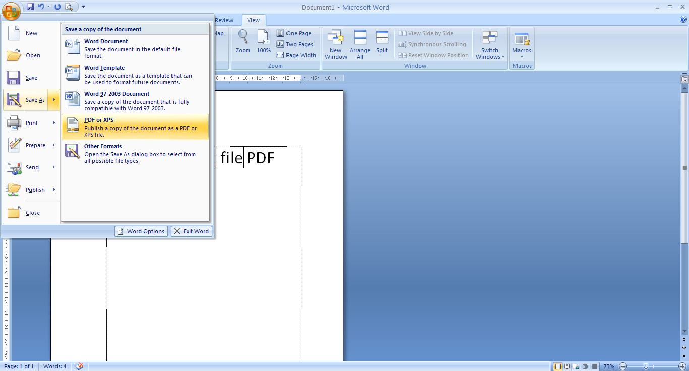 Cara merubah file microsoft office 2007 ke pdf | NGEUNDUH.COM